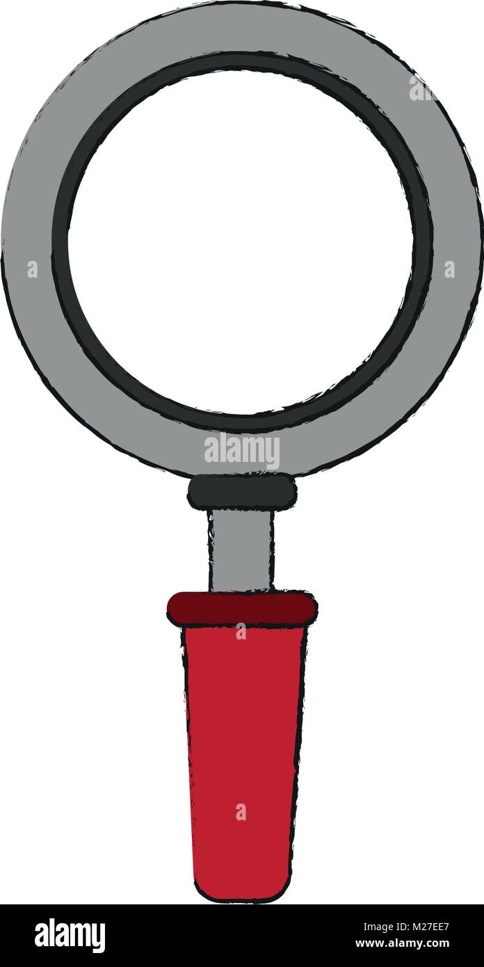 Magnifying glass symbol Stock Vector Image & Art - Alamy