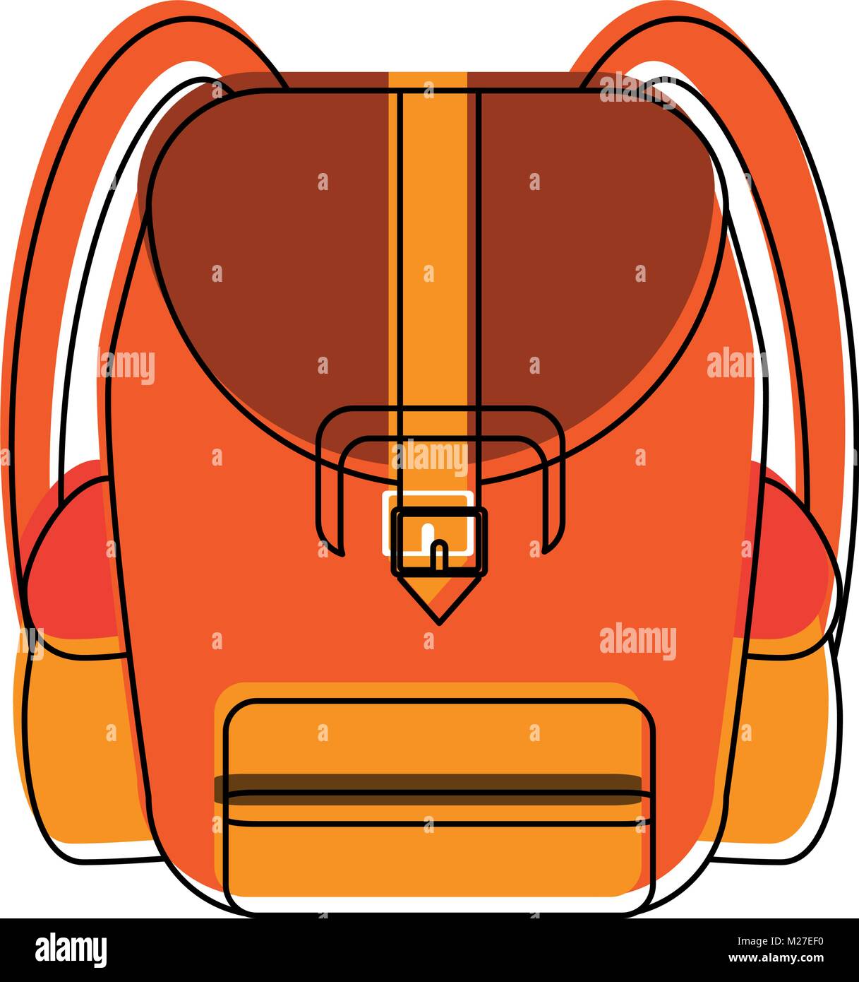 School backpack symbol Stock Vector Image & Art - Alamy