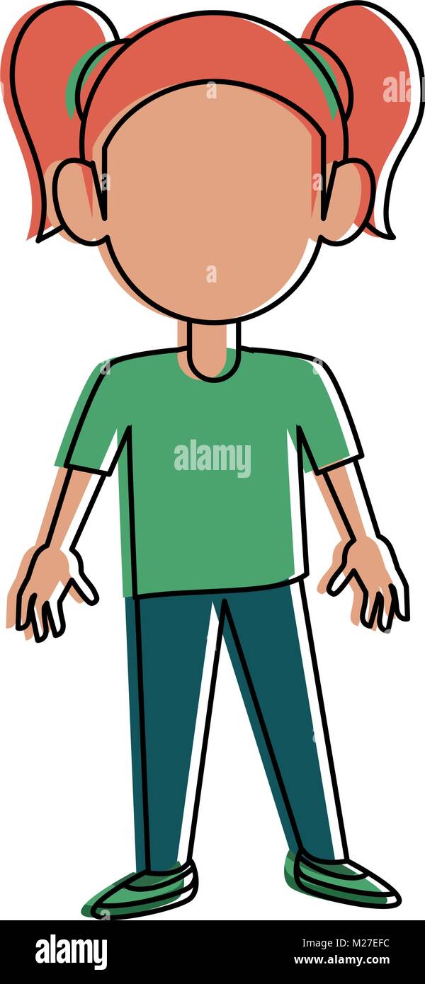 Girl faceless avatar Stock Vector Image & Art - Alamy
