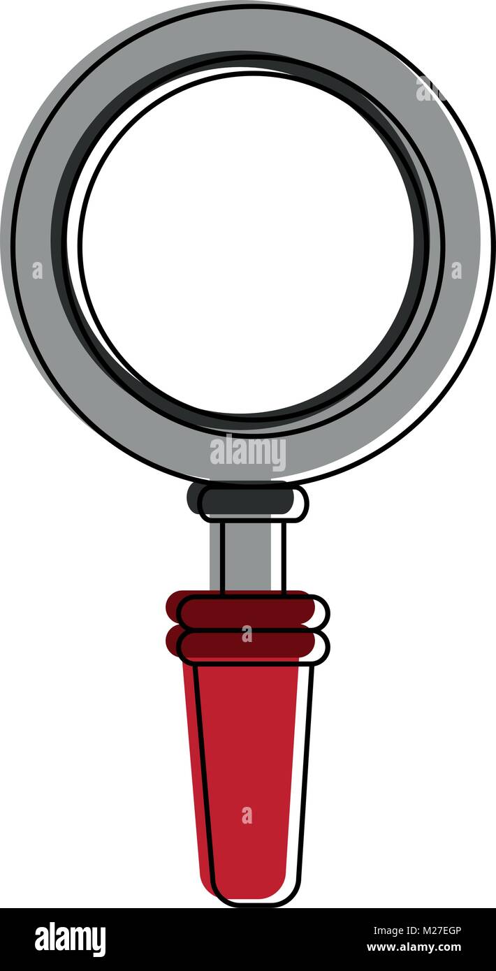 Magnifying glass symbol Stock Vector Image & Art - Alamy