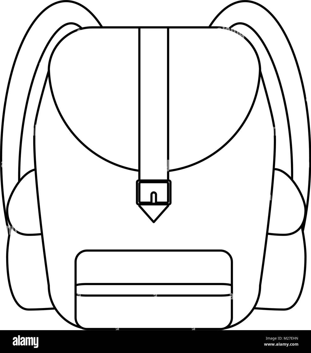Black leather backpack Black and White Stock Photos & Images - Alamy