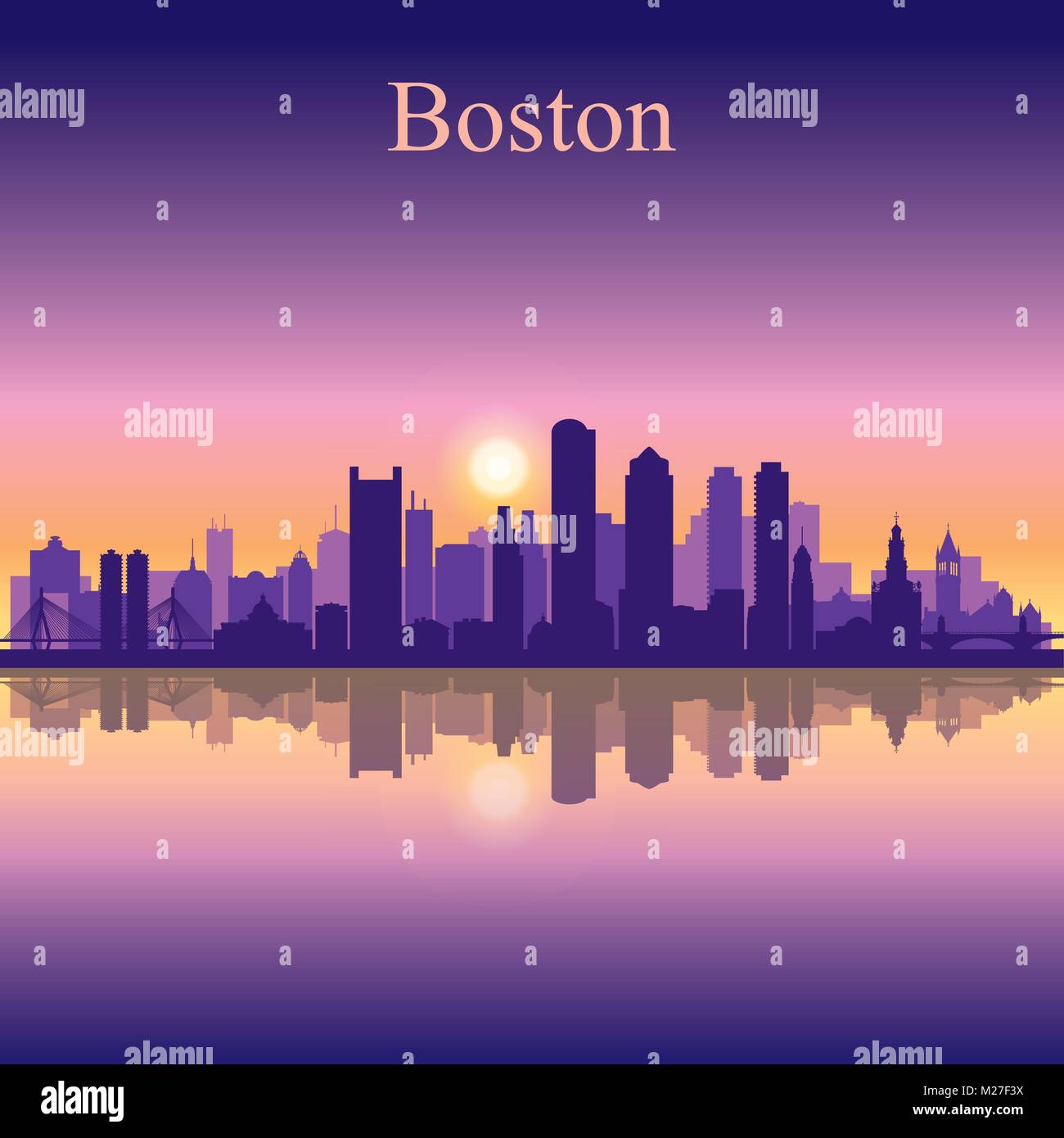 Boston postcard hi-res stock photography and images - Alamy