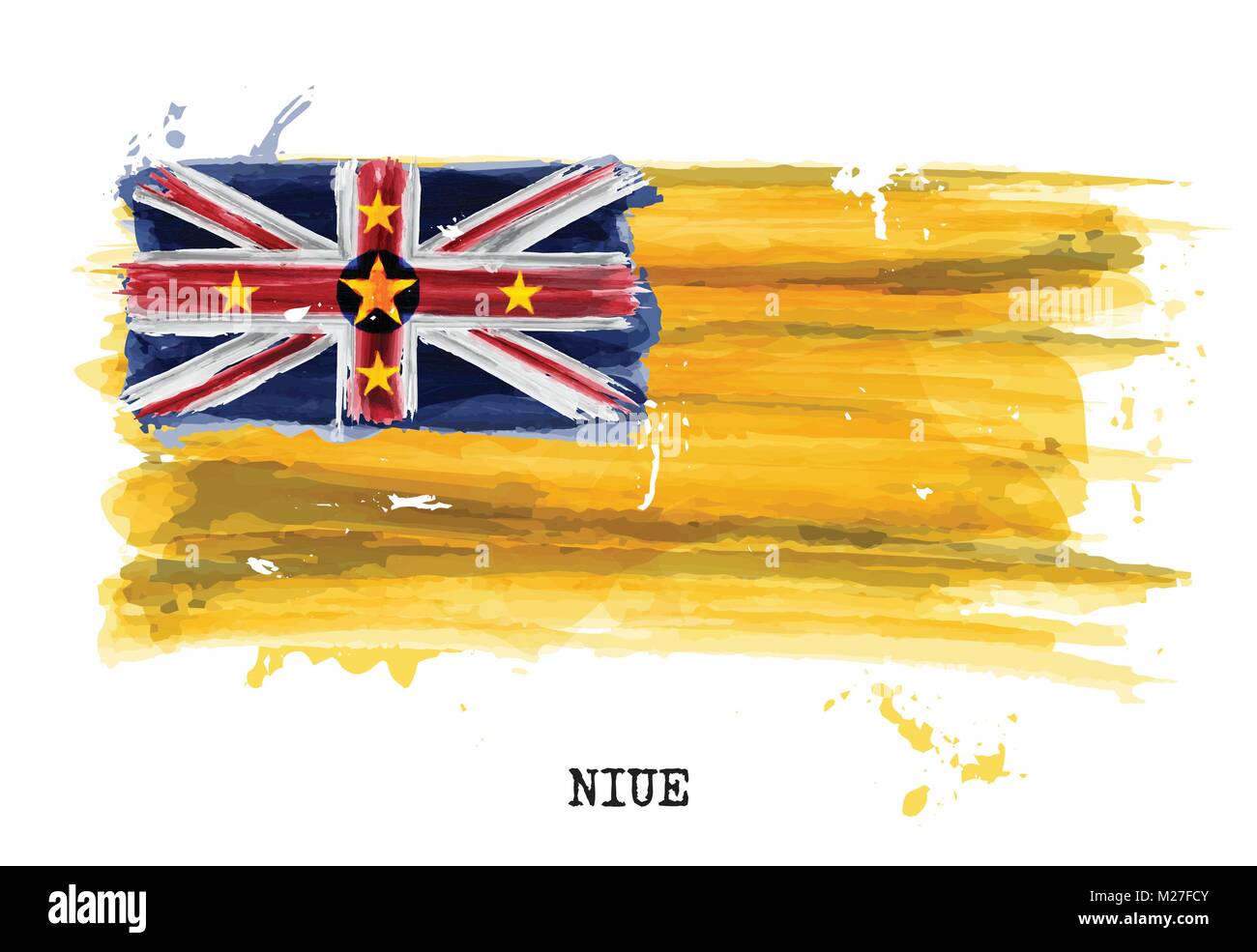 Niuean flag Stock Vector Images - Alamy