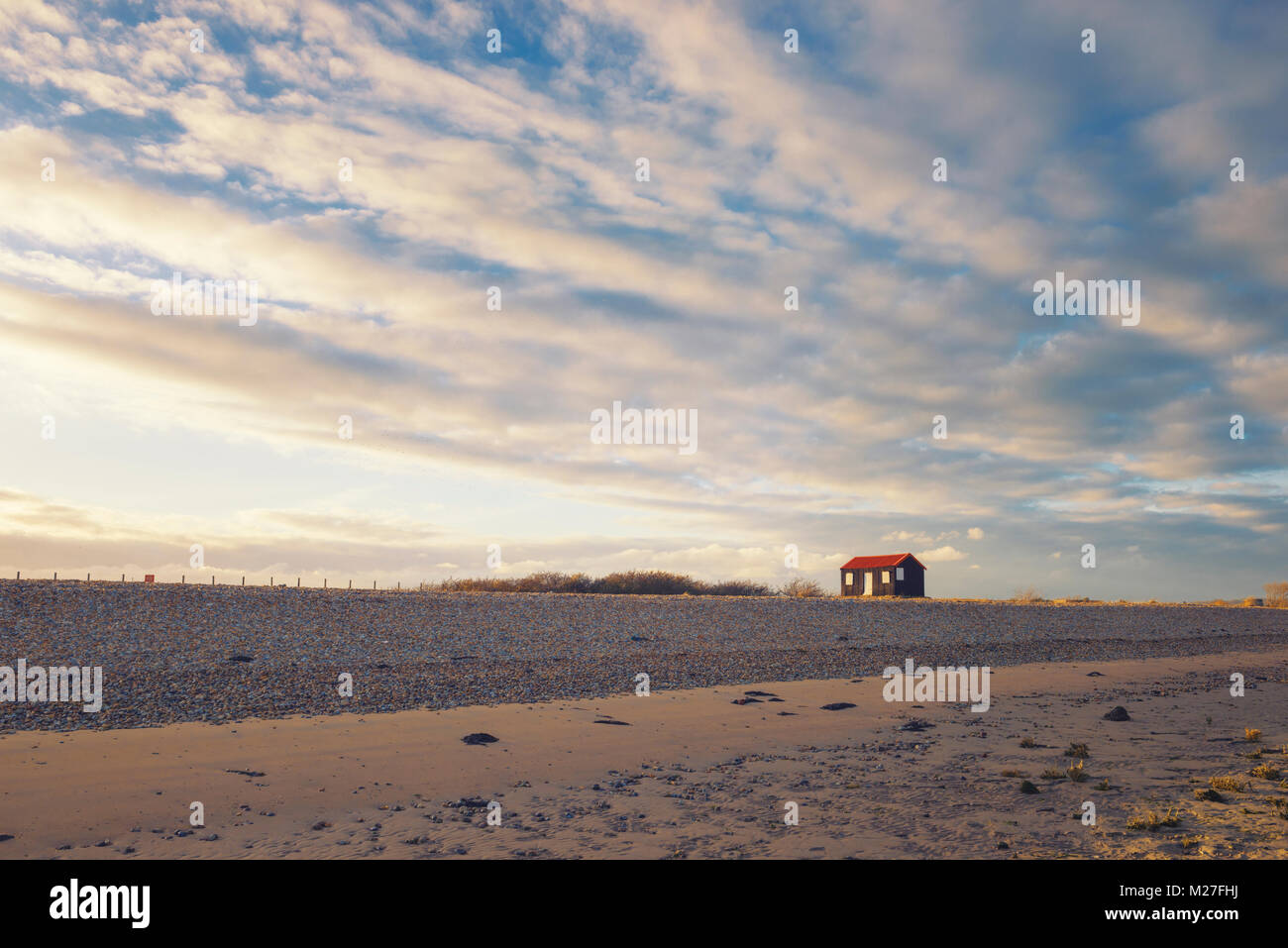 Red roofed hut hi-res stock photography and images - Alamy