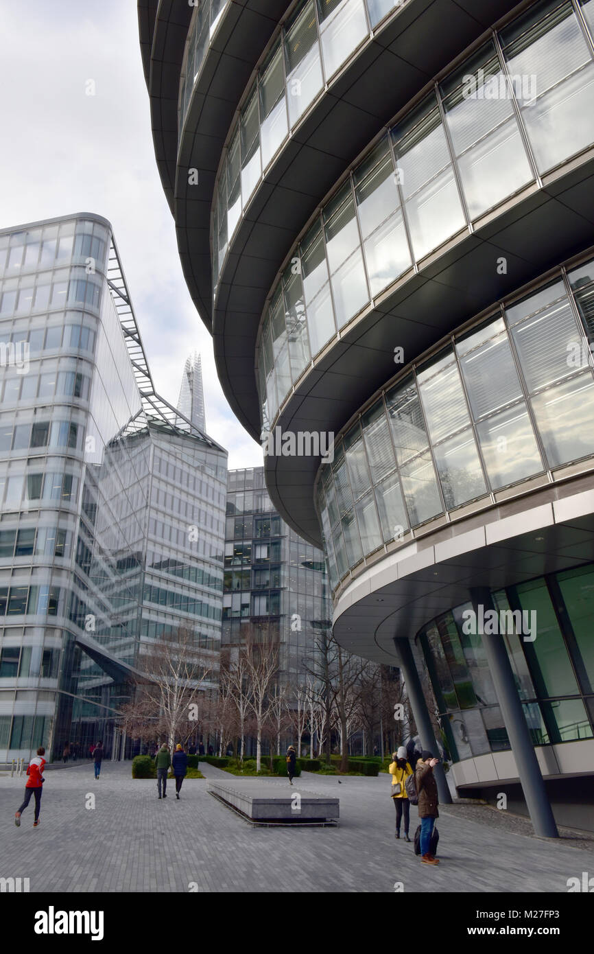 The london city hall building at more london place on the south bank of ...