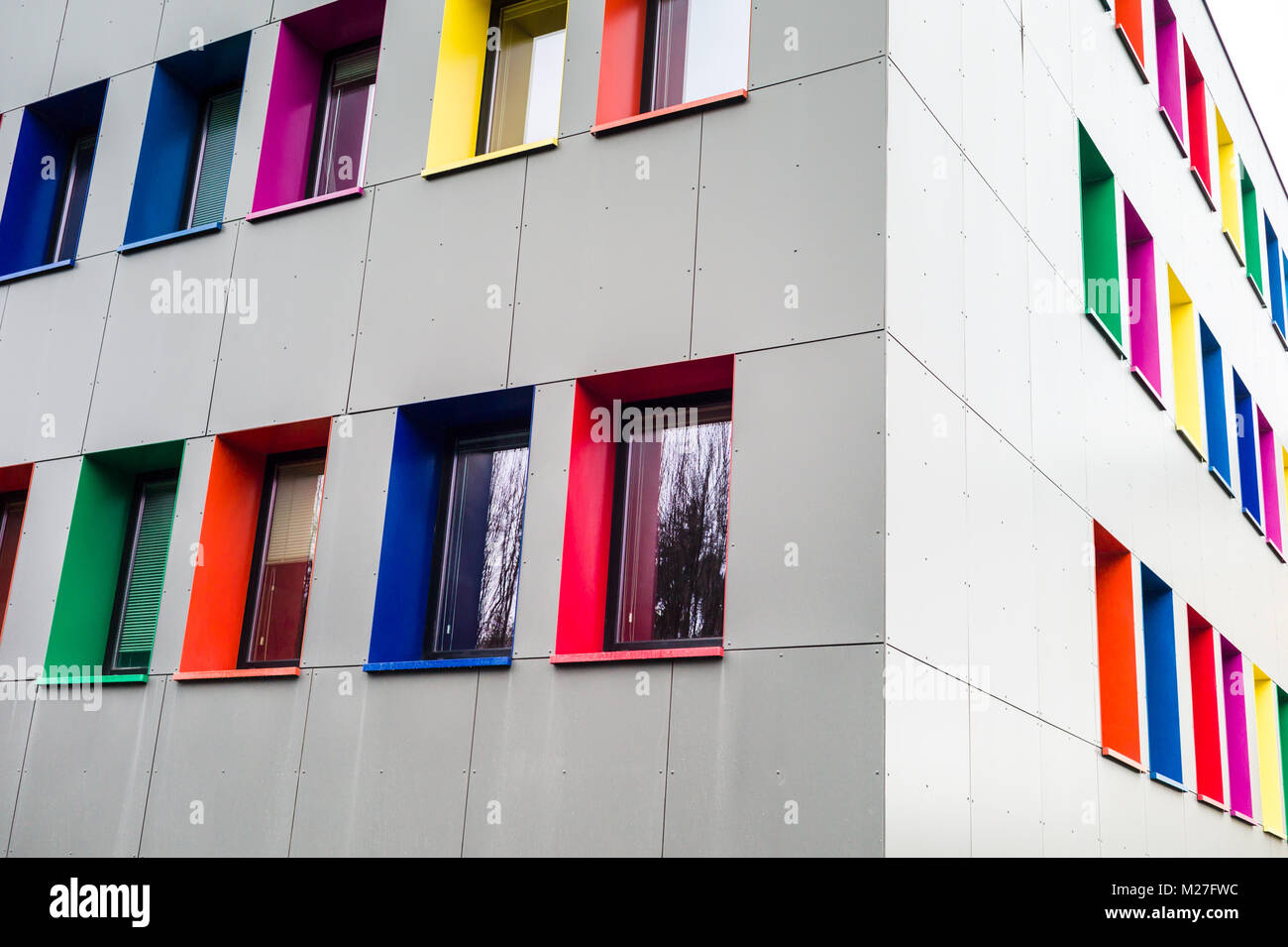 Colorful window frames hi-res stock photography and images - Alamy