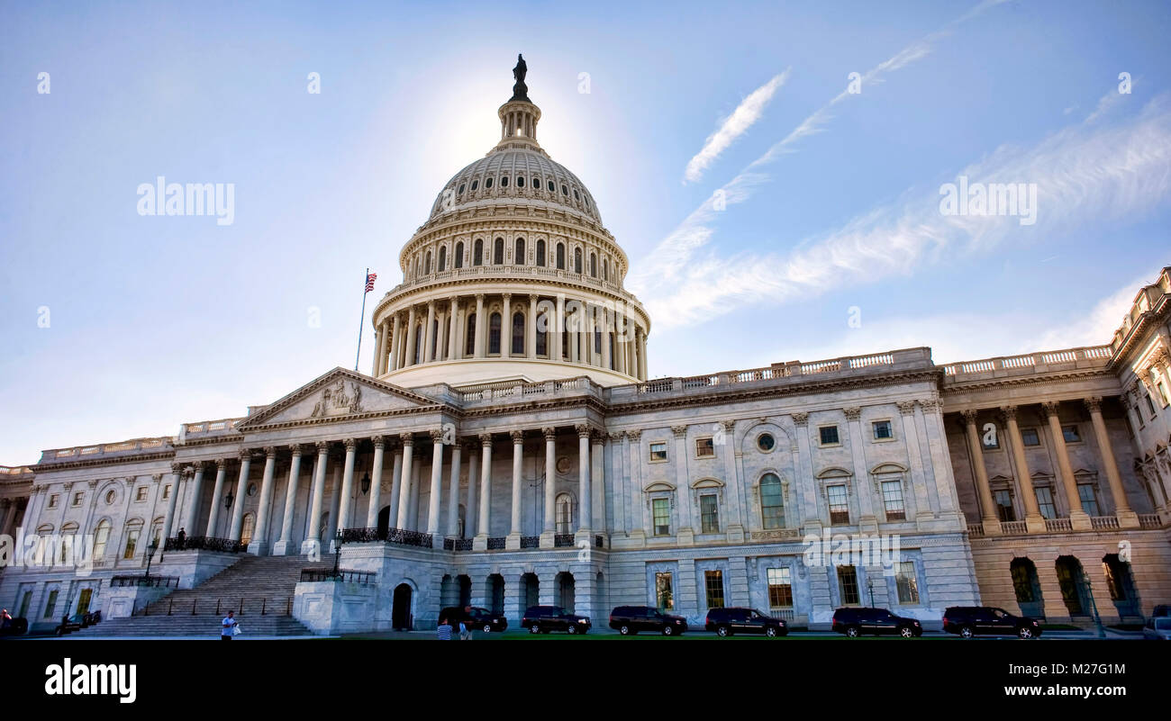 American Capital Building in Washington DC at Dusk Stock Photo - Alamy