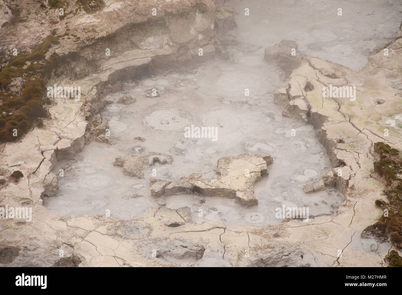 Thermal Hot Mud Pools Stock Photo - Alamy