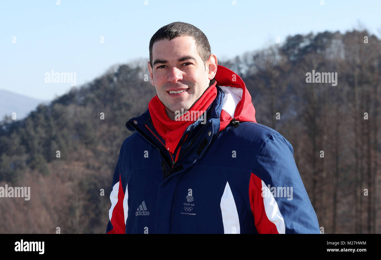 Great Britain's Luge Adam Rosen poses for a picture during a preview ...