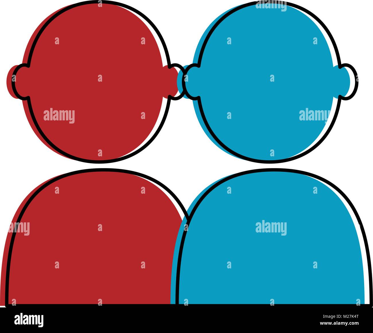 users silhouettes avatars icon vector illustration design Stock Vector ...