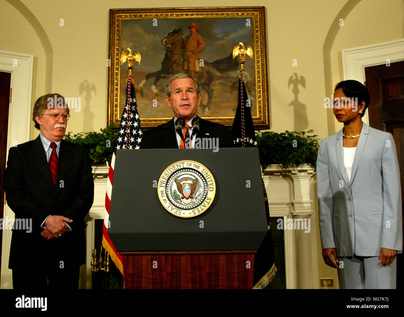 Washington, D.C. - August 1, 2005 -- United States President George W ...