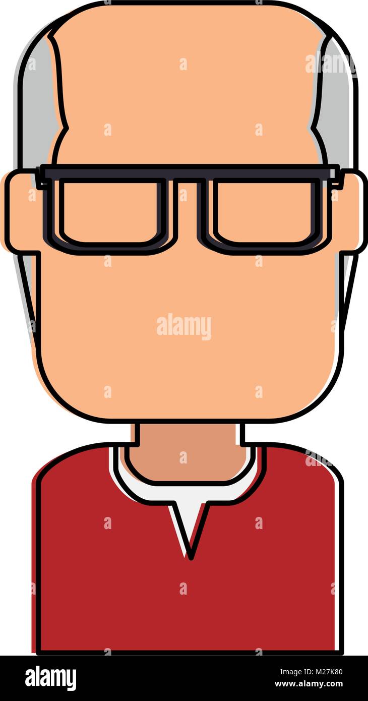 old man avatar character Stock Vector Image & Art - Alamy