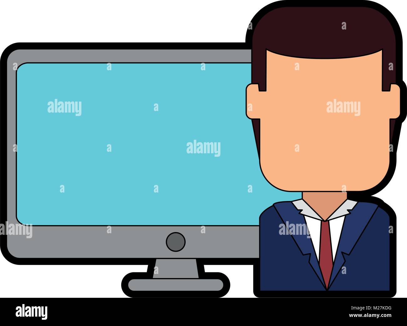 Wide tie Stock Vector Images - Alamy