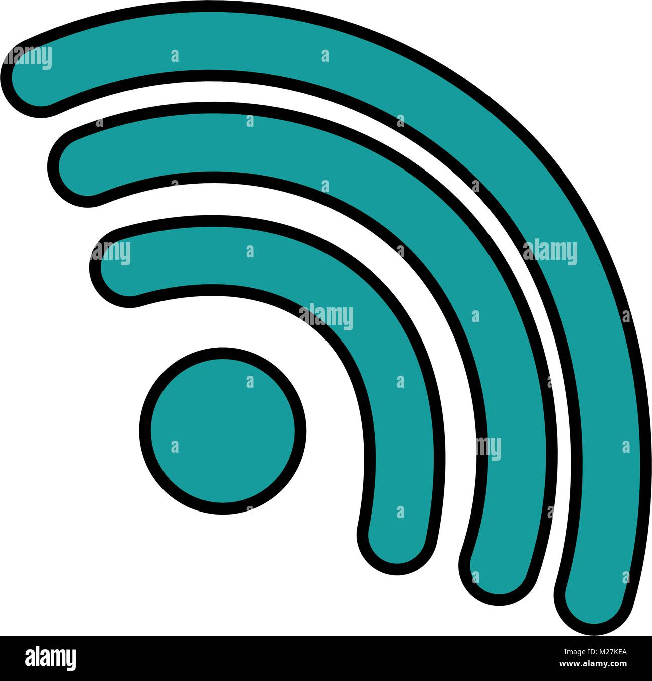 wifi waves signal icon vector illustration design Stock Vector Image ...