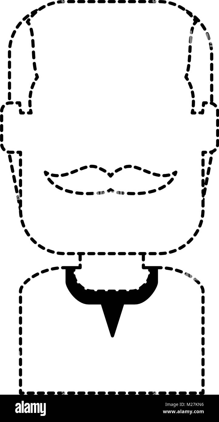 old man avatar character vector illustration design Stock Vector Image ...