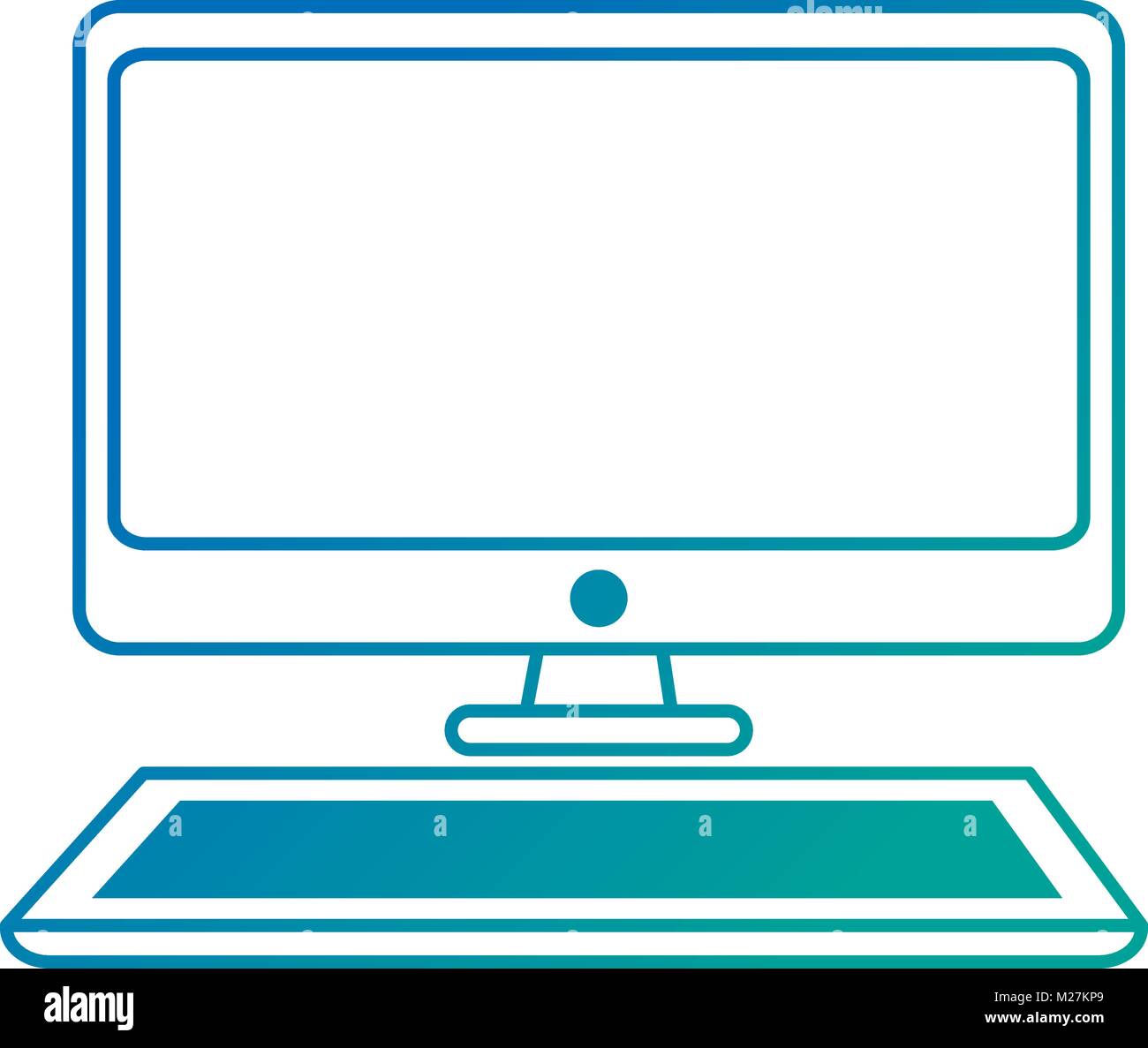 desktop computer isolated icon vector illustration design Stock Vector Image & Art - Alamy