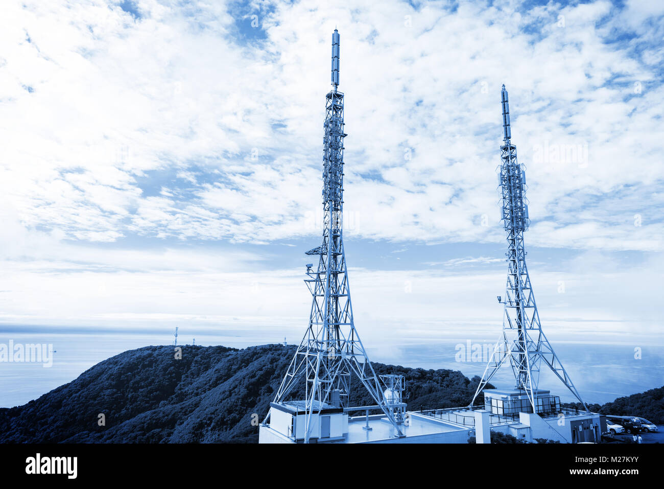 telecommunication tower, communication antenna, communication ...