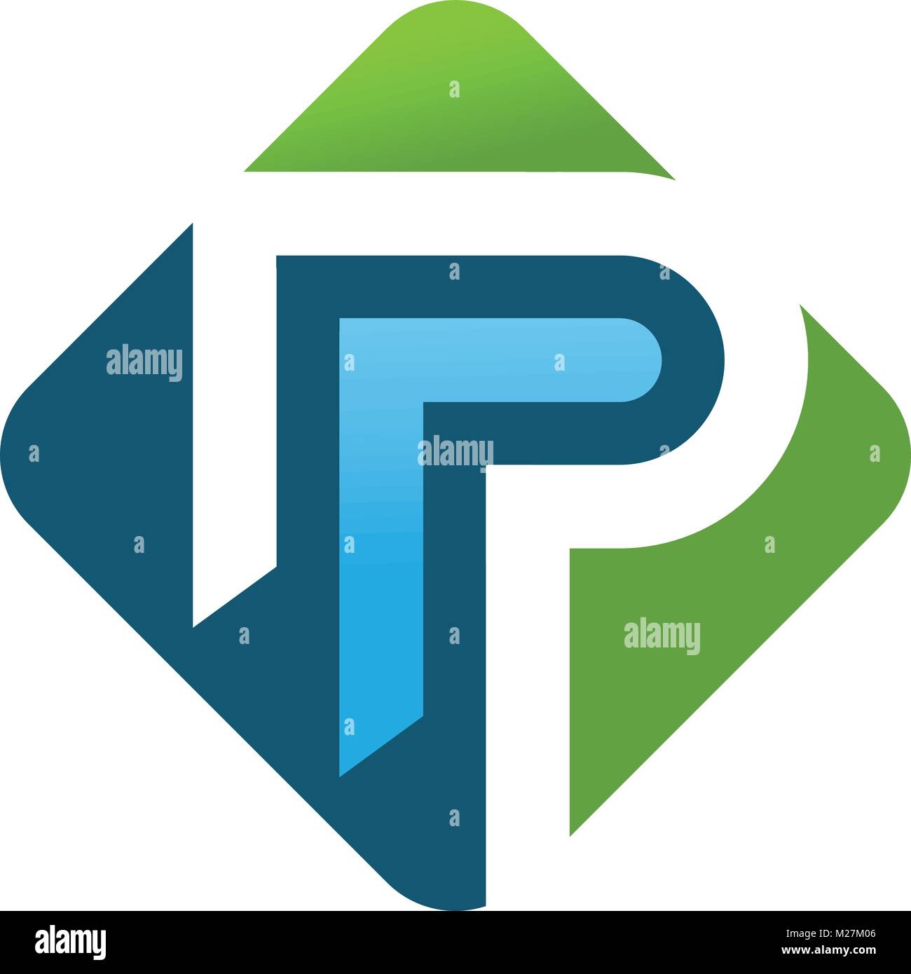 elegant strong corporate letter P logo concept Stock Vector Image & Art ...