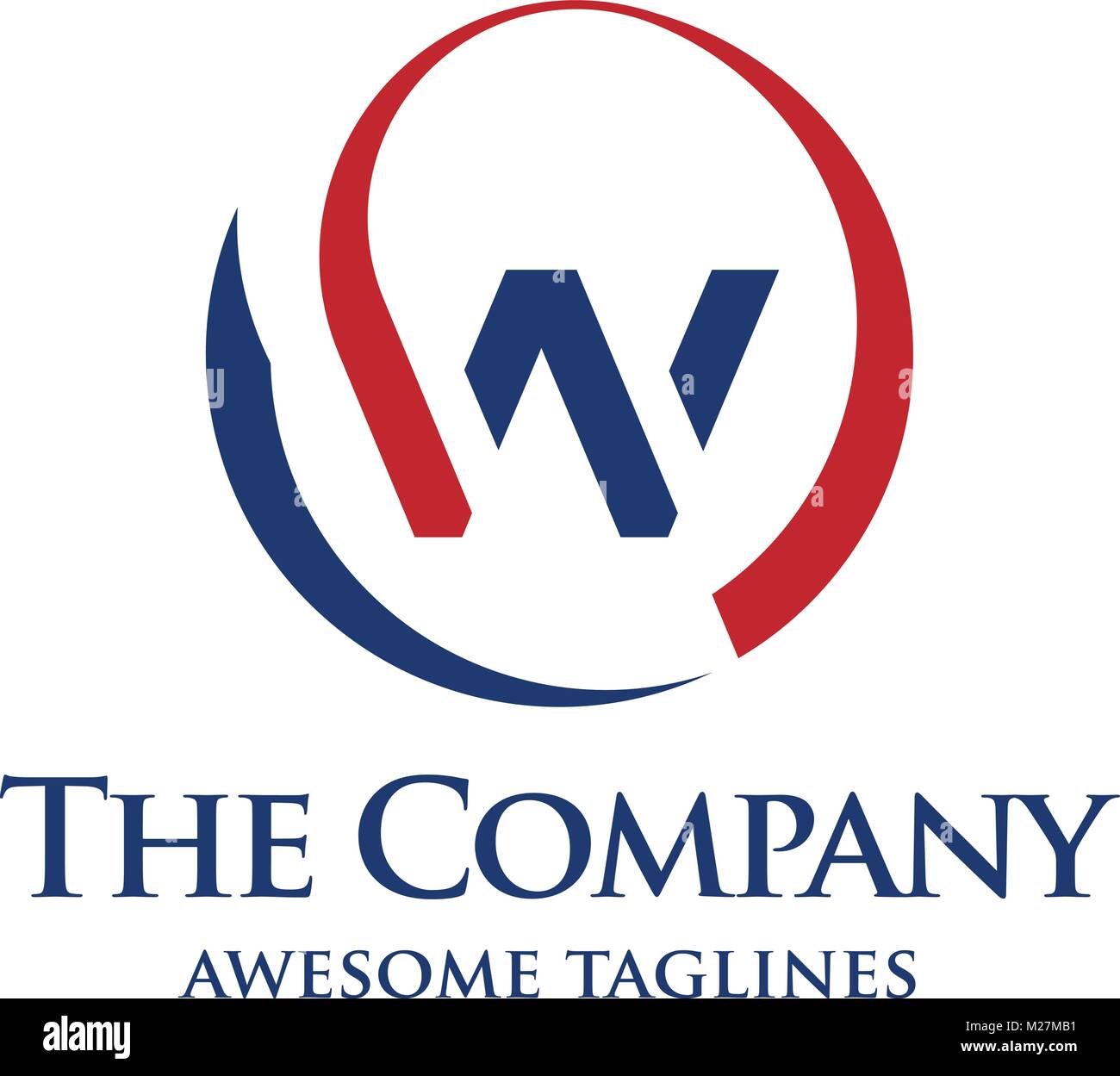 Letter W Logo Icon Design Template Elements Stock Vector Image & Art ...