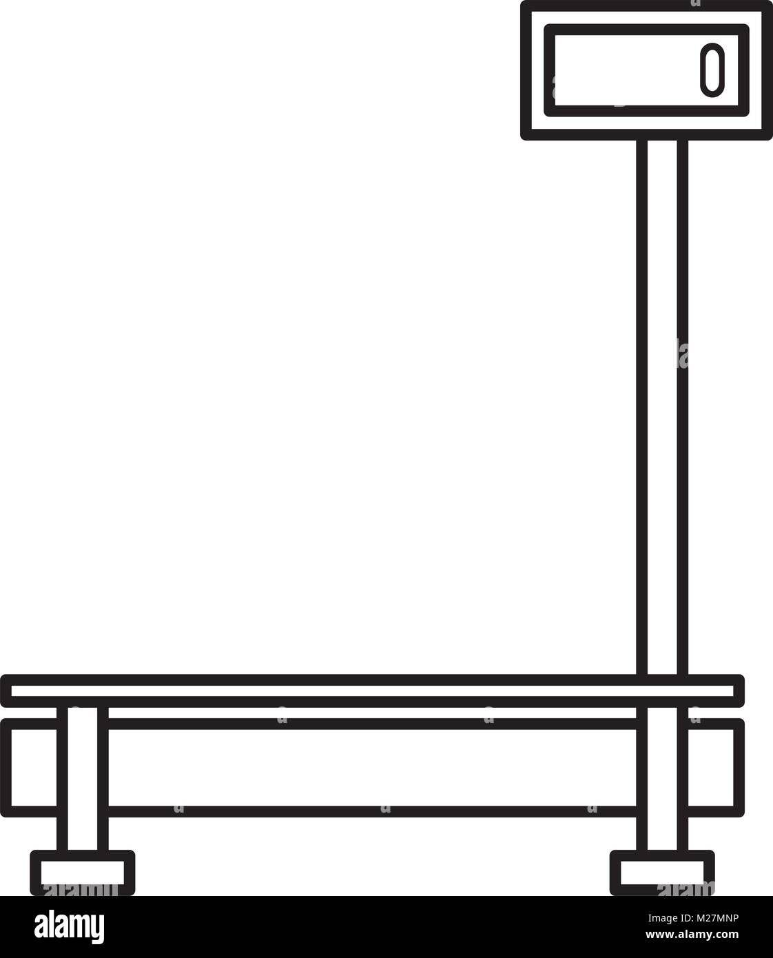 delivery service scale icon Stock Vector Image & Art - Alamy