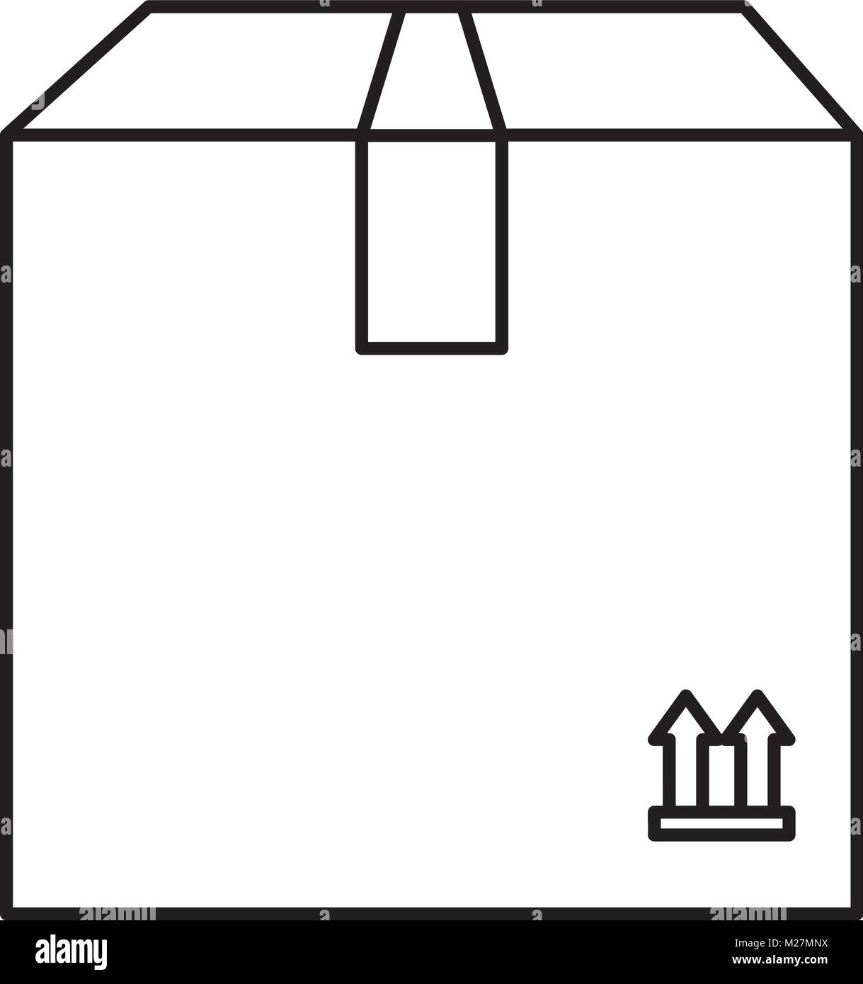 delivery carton box icon Stock Vector Image & Art - Alamy