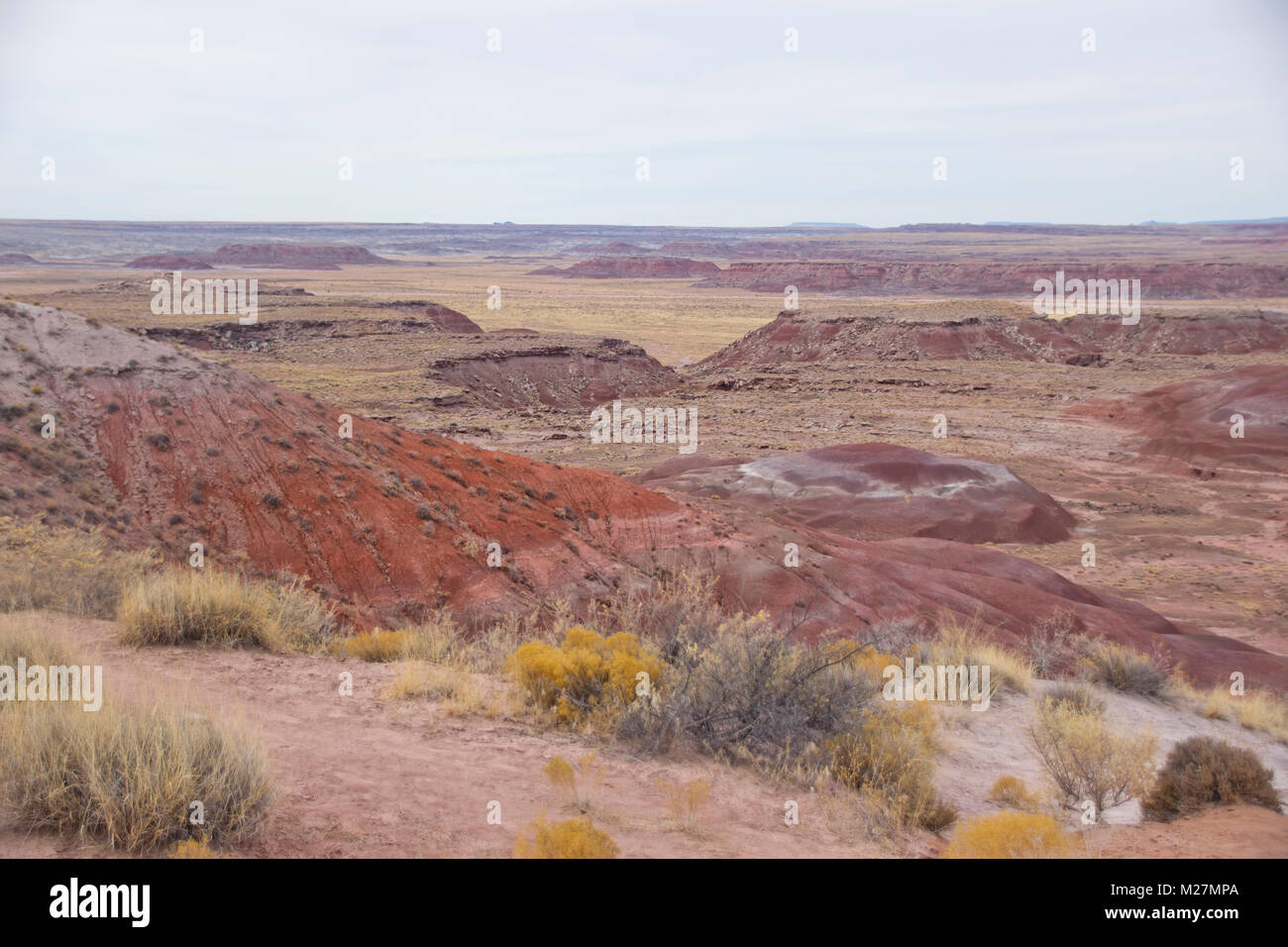 A scenic view of the colorful Painted Desert Stock Photo - Alamy