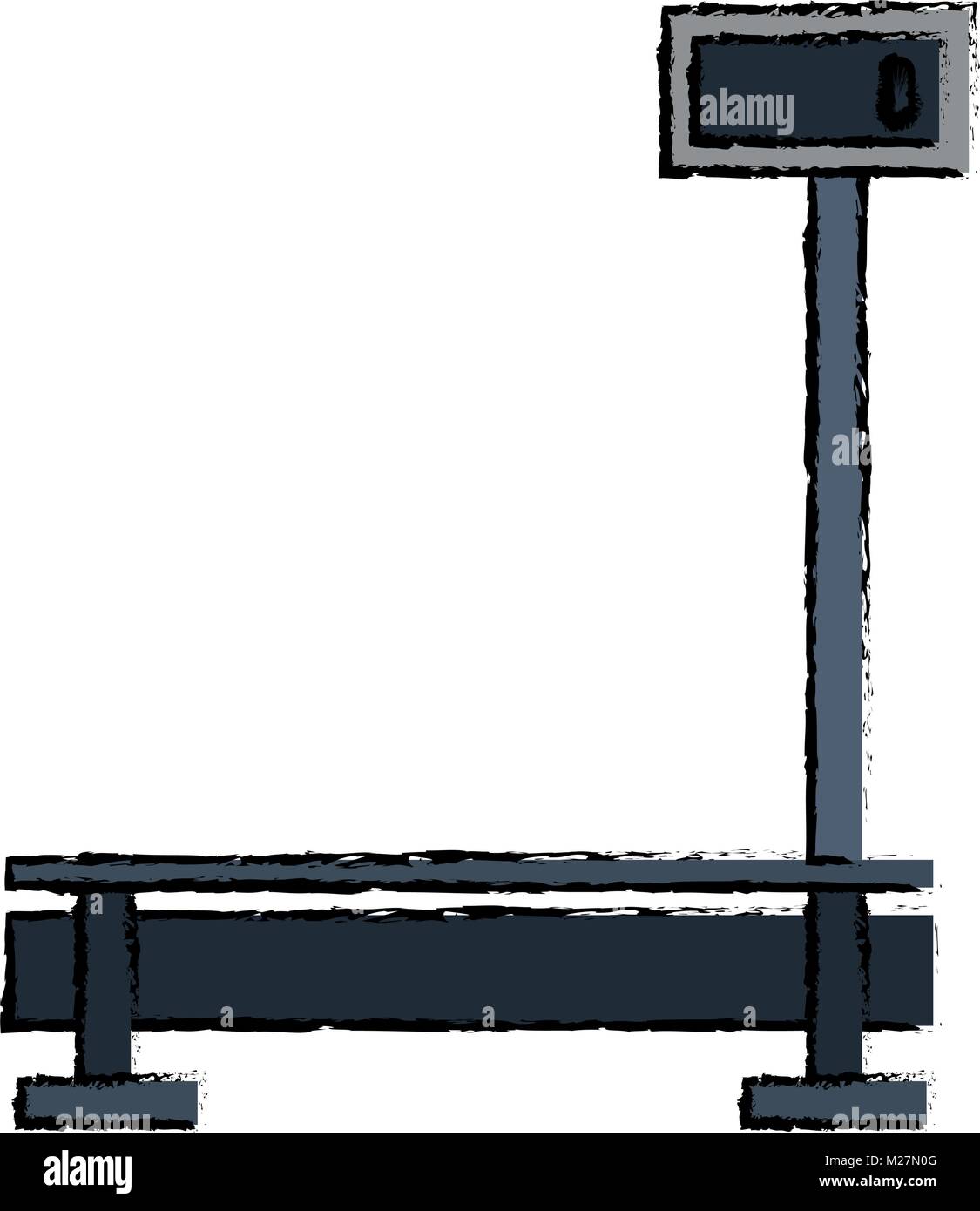 delivery service scale icon Stock Vector Image & Art - Alamy