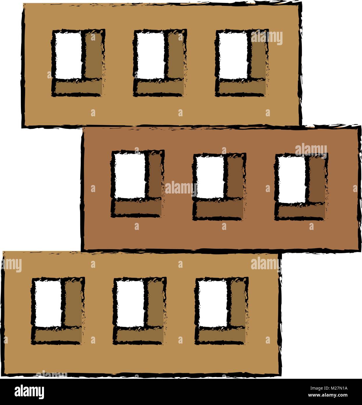 Warehouse goods pallets Stock Vector Images - Alamy
