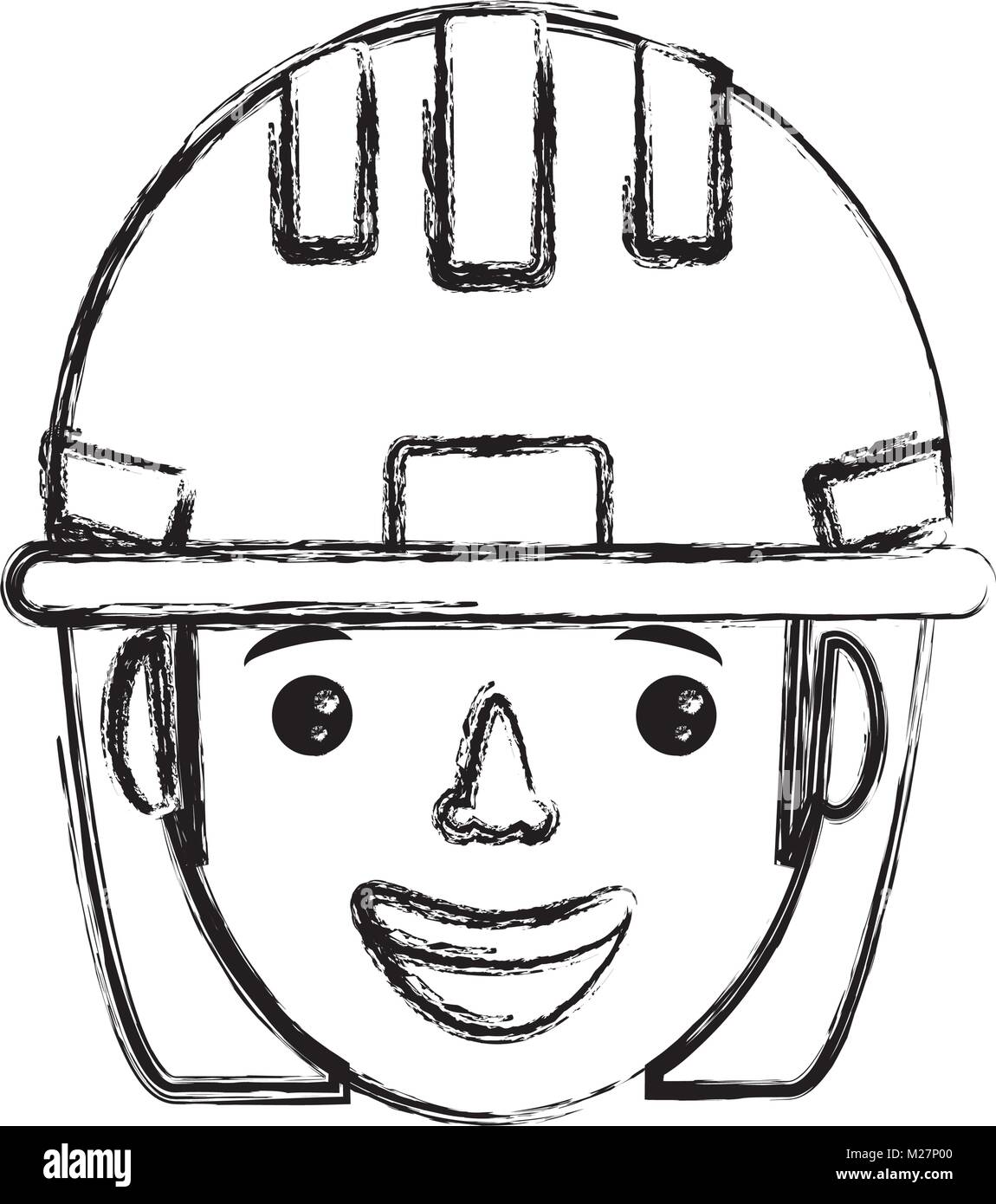 cartoon builder man icon Stock Vector Image & Art - Alamy