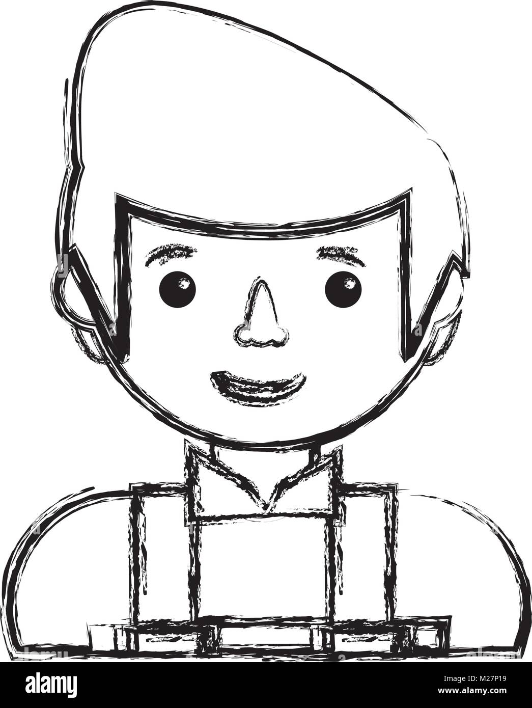 cartoon builder man icon Stock Vector Image & Art - Alamy