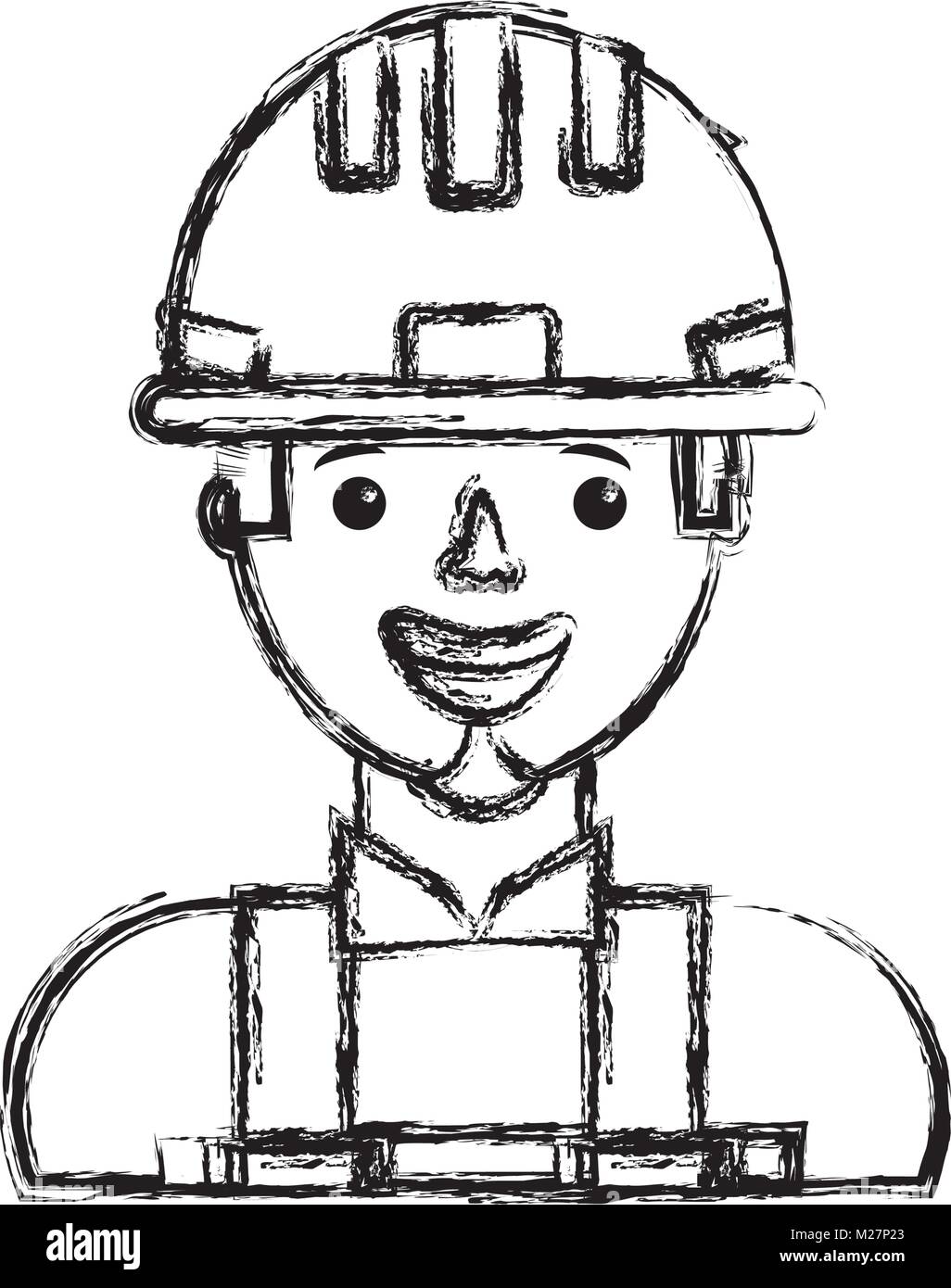 cartoon builder man icon Stock Vector Image & Art - Alamy