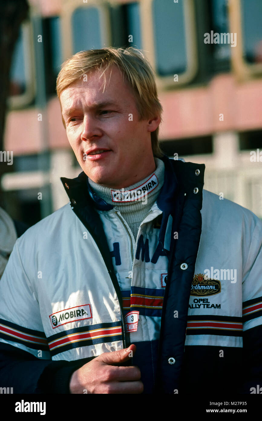 World Rally Championship,Ari Vatanen, Opel, Monte Carlo 1983 Stock ...