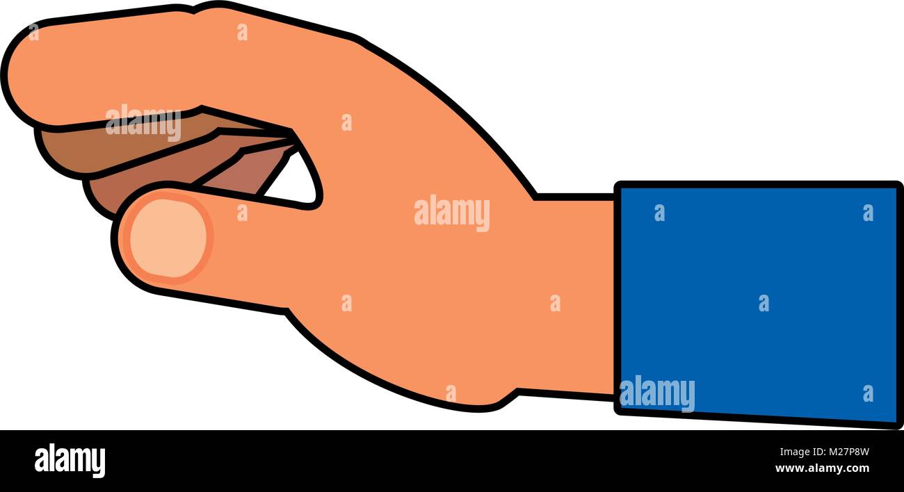 hand vector illustration Stock Vector Image & Art - Alamy