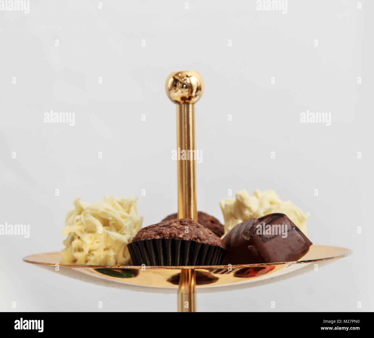 Assortment Chocolate Platter Stock Photo - Alamy