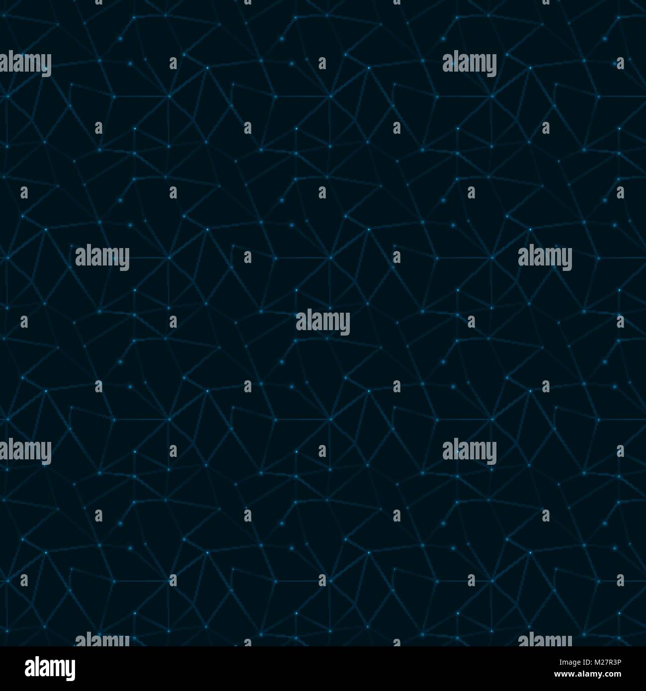 Abstract futuristic dotted seamless pattern. Vector dots and lined ...