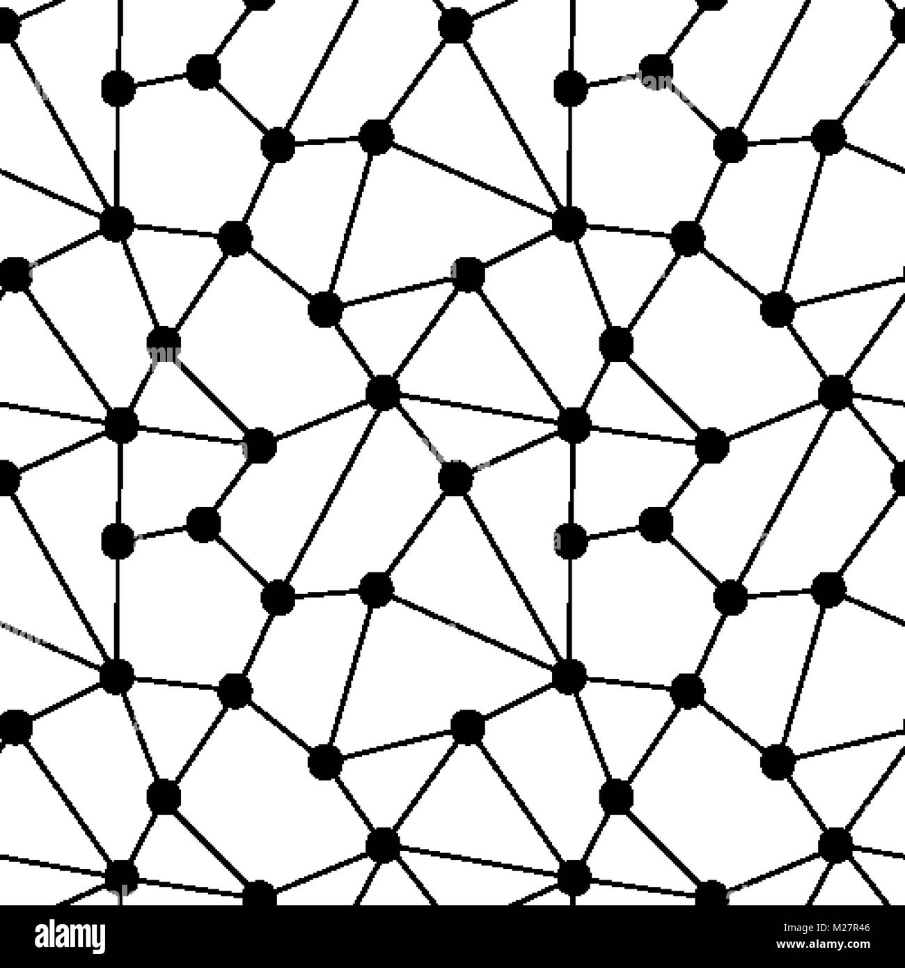 Abstract Dotted Line Geometric