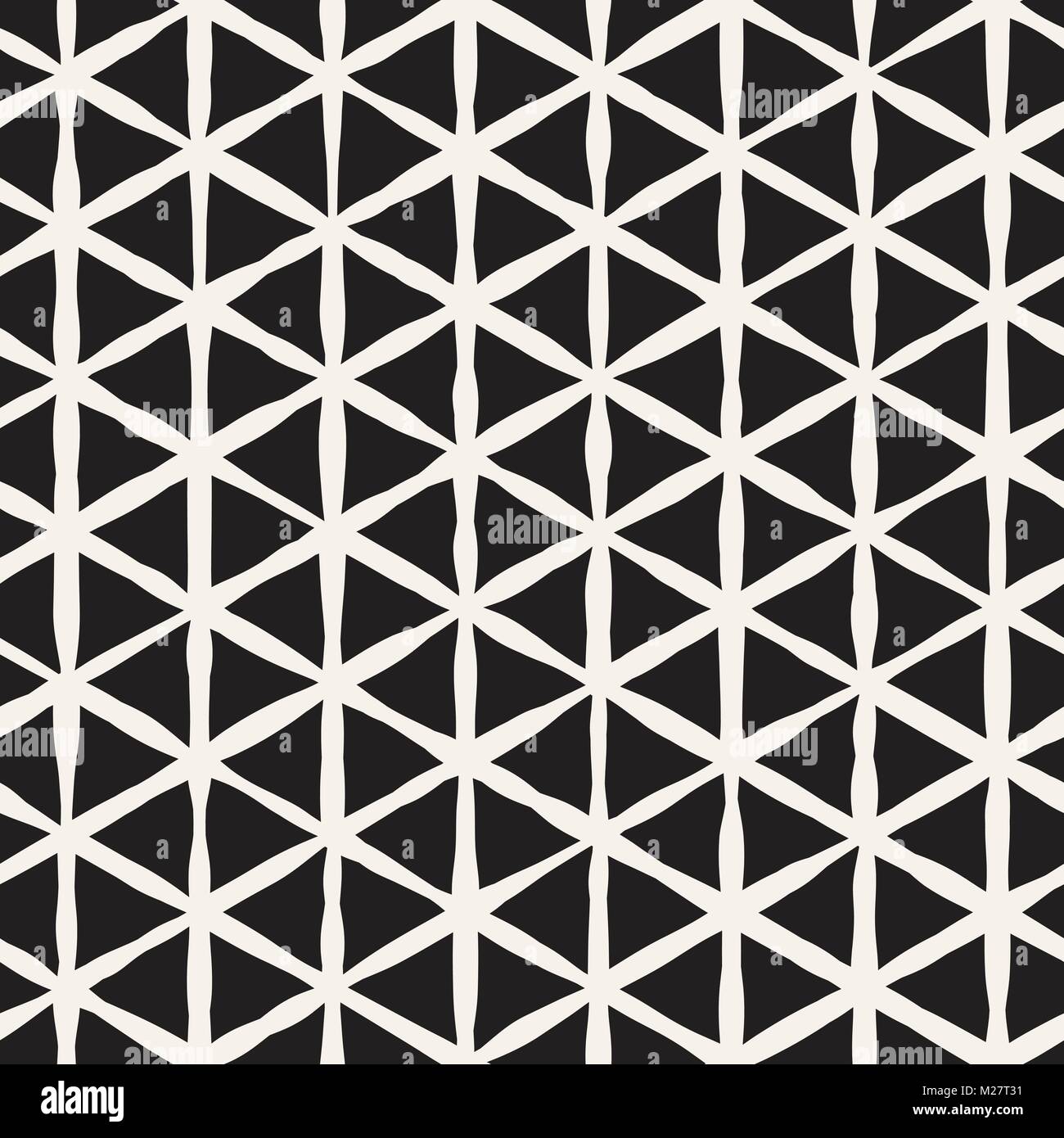 Seamless abstract hand drawn pattern. Vector freehand lines background ...