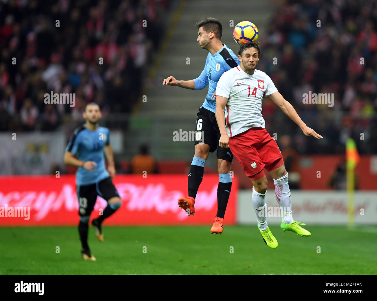 10 NOVEMBER, 2017 - WARSAW, POLAND: International Friendly game before ...