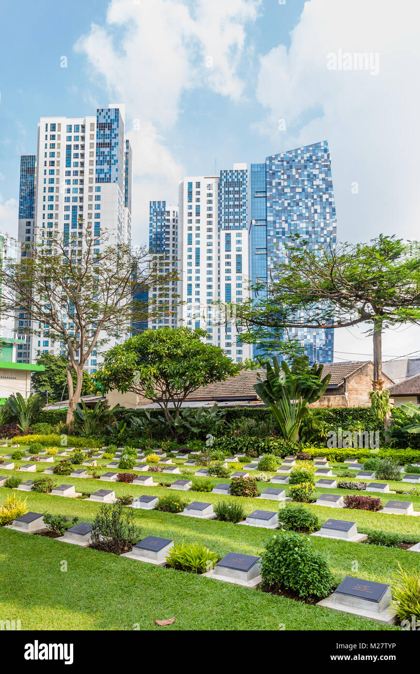 English field of honor Menteng Pulo in Jakarta, Java Island, In Stock ...