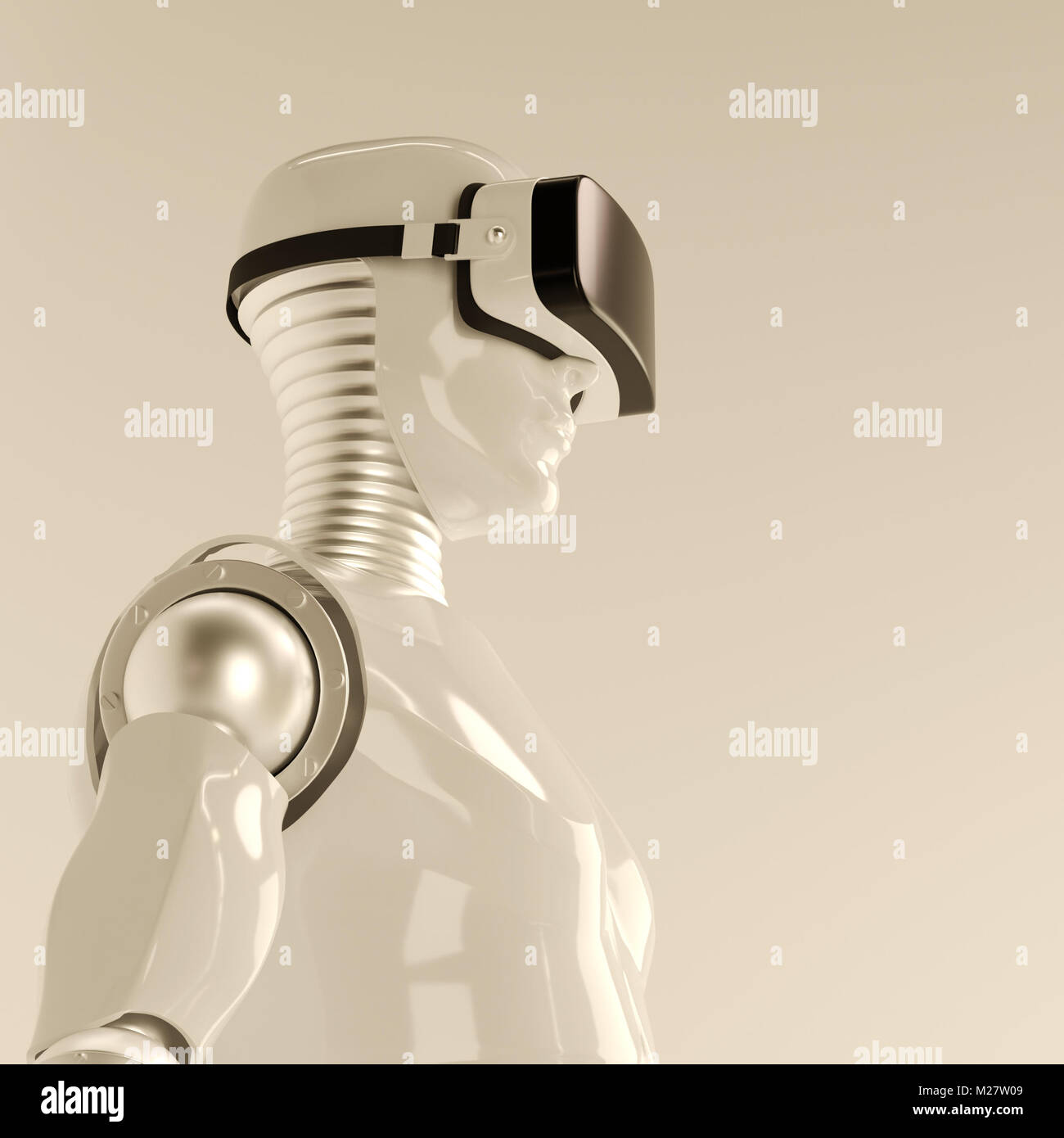 3d rendering of virtual human in vr hi-res stock photography and images ...