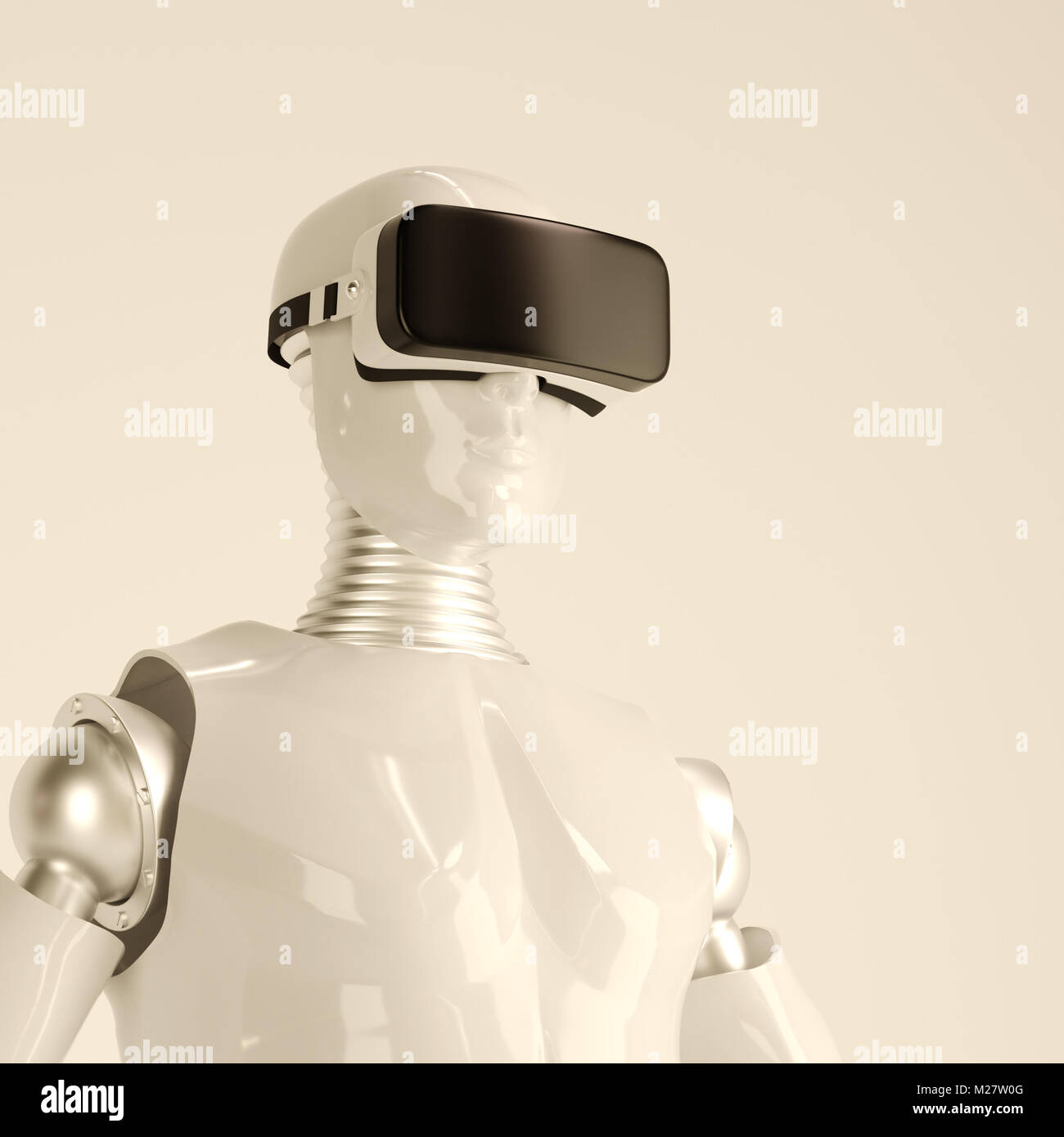 3d rendering of virtual human in vr hi-res stock photography and images ...