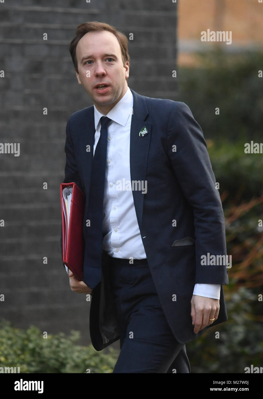 Culture, Media and Sport Secretary Matt Hancock arriving at 10 Downing ...