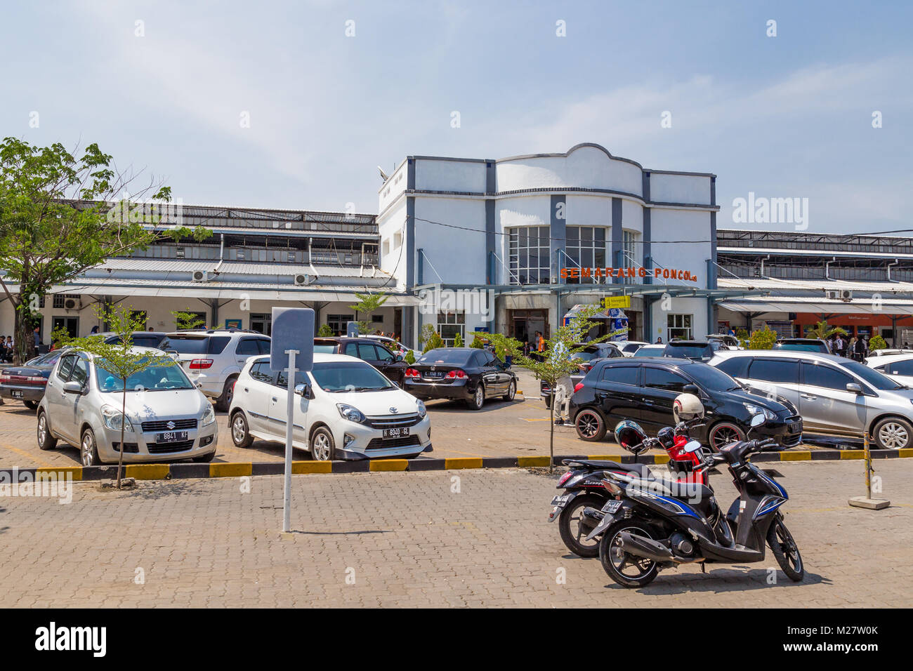 Station Poncol in Semarang, West Java, Indonesia Stock Photo - Alamy