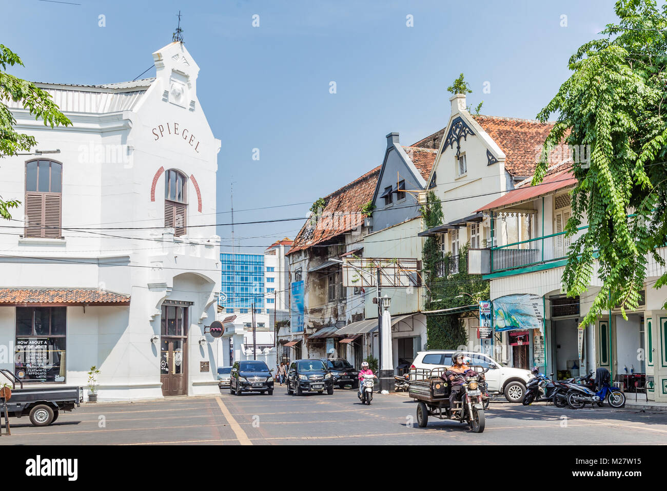 Old town center of Semarang, West Java, Indonesia Stock Photo - Alamy