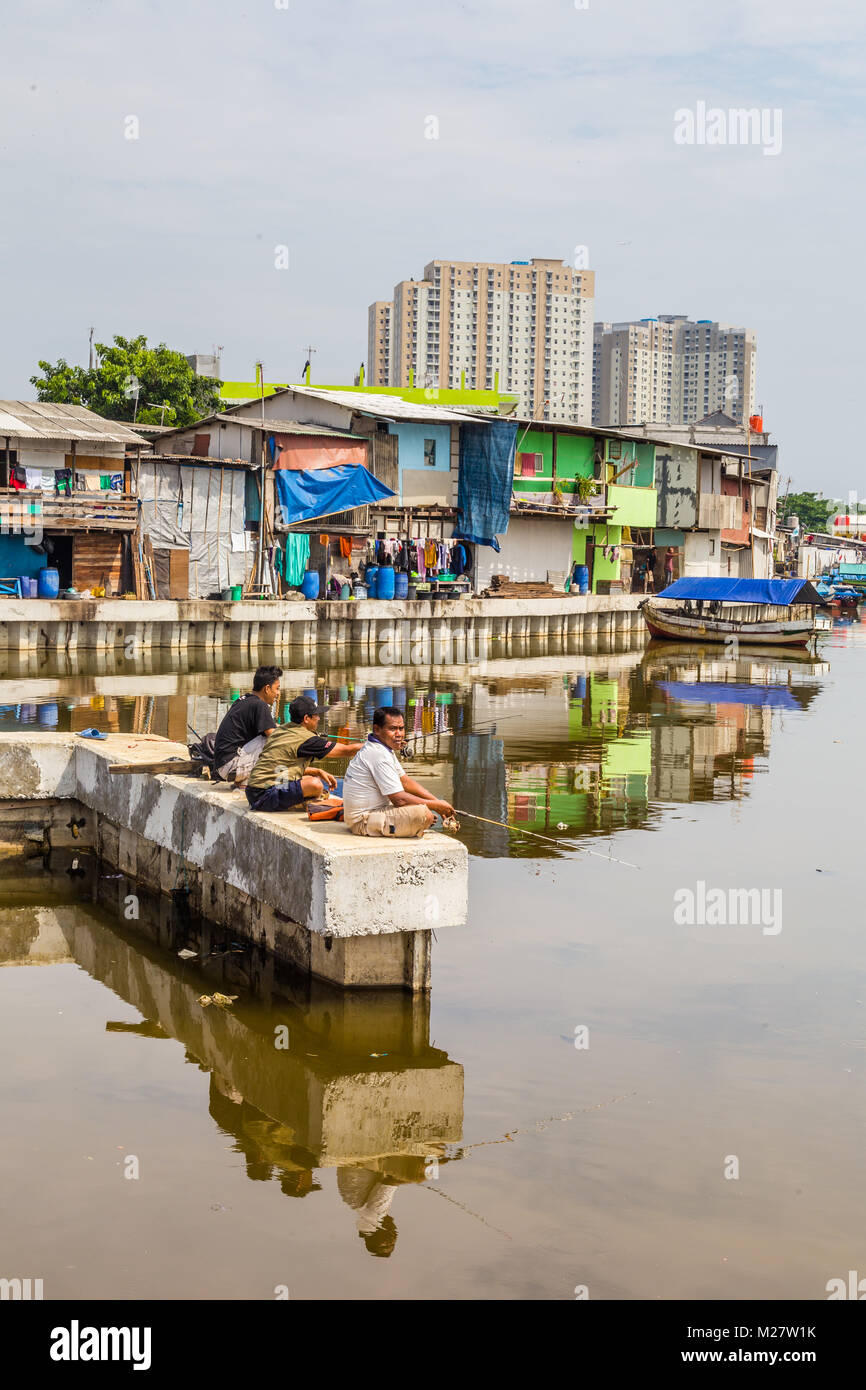 Traditional fishing boat in java island hi-res stock photography and ...