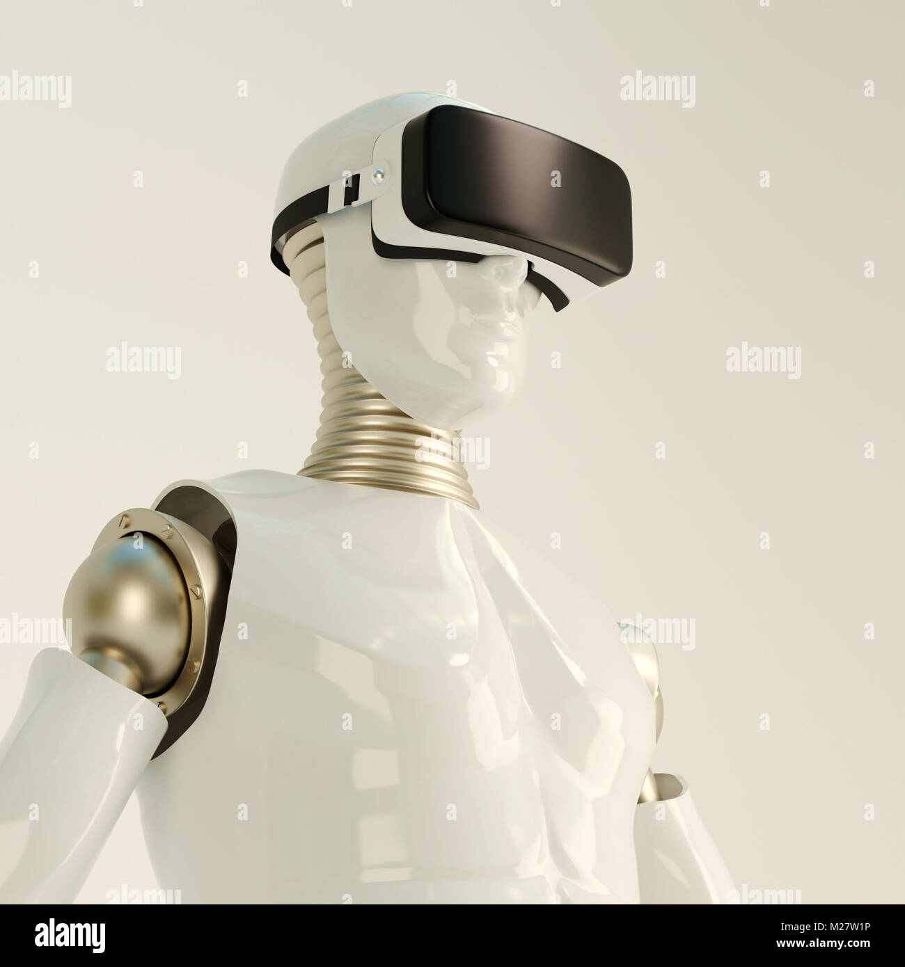 3d rendering of virtual human in vr hi-res stock photography and images ...