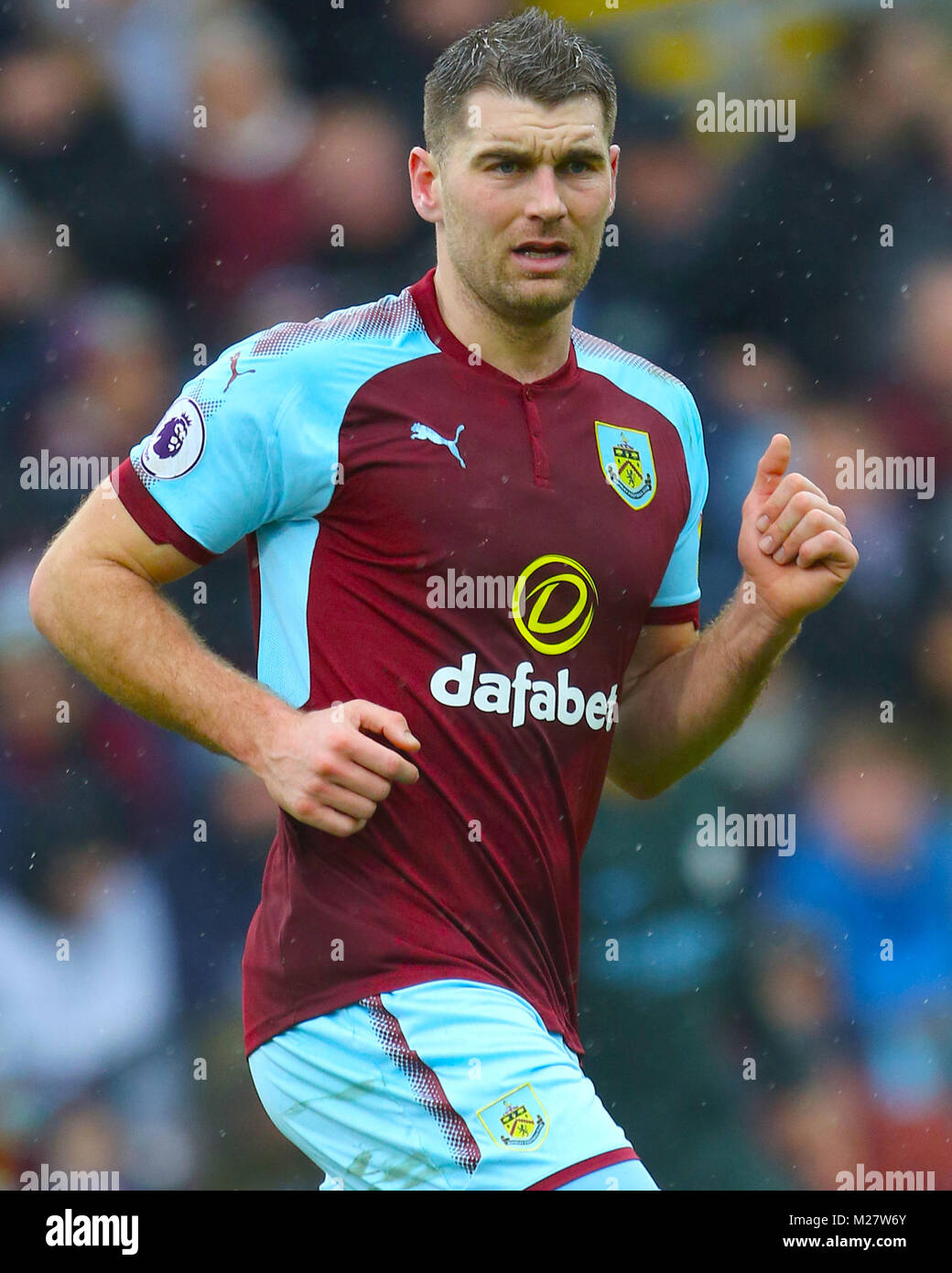 Burnley's Sam Vokes Stock Photo - Alamy