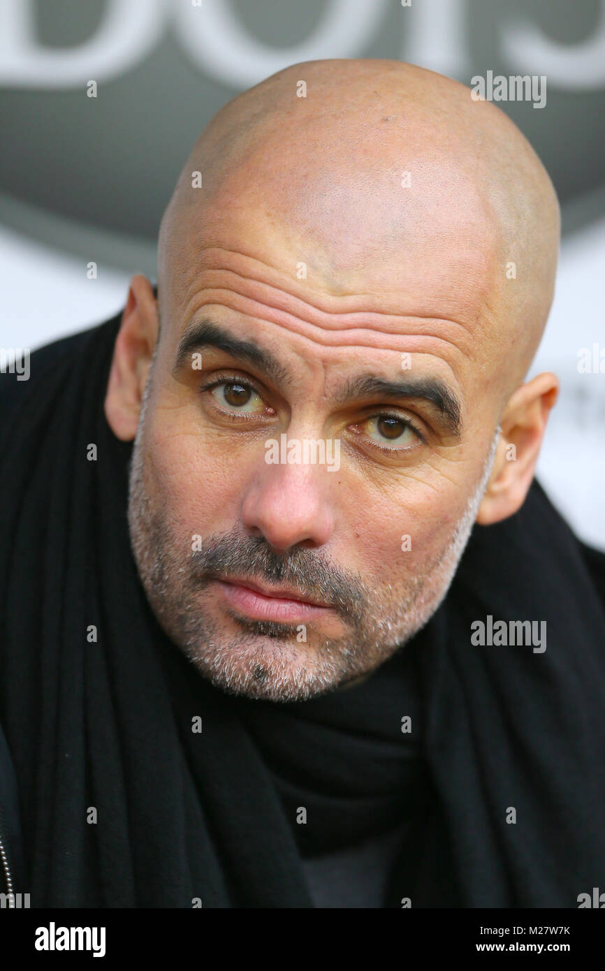 Manchester City manager Pep Guardiola Stock Photo - Alamy