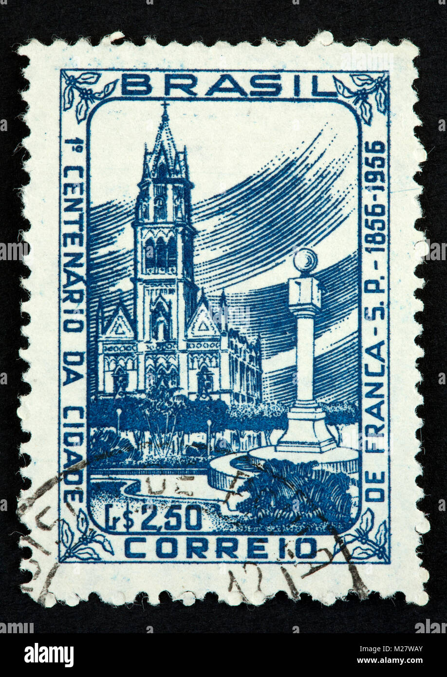 Brazilian postage stamp Stock Photo - Alamy