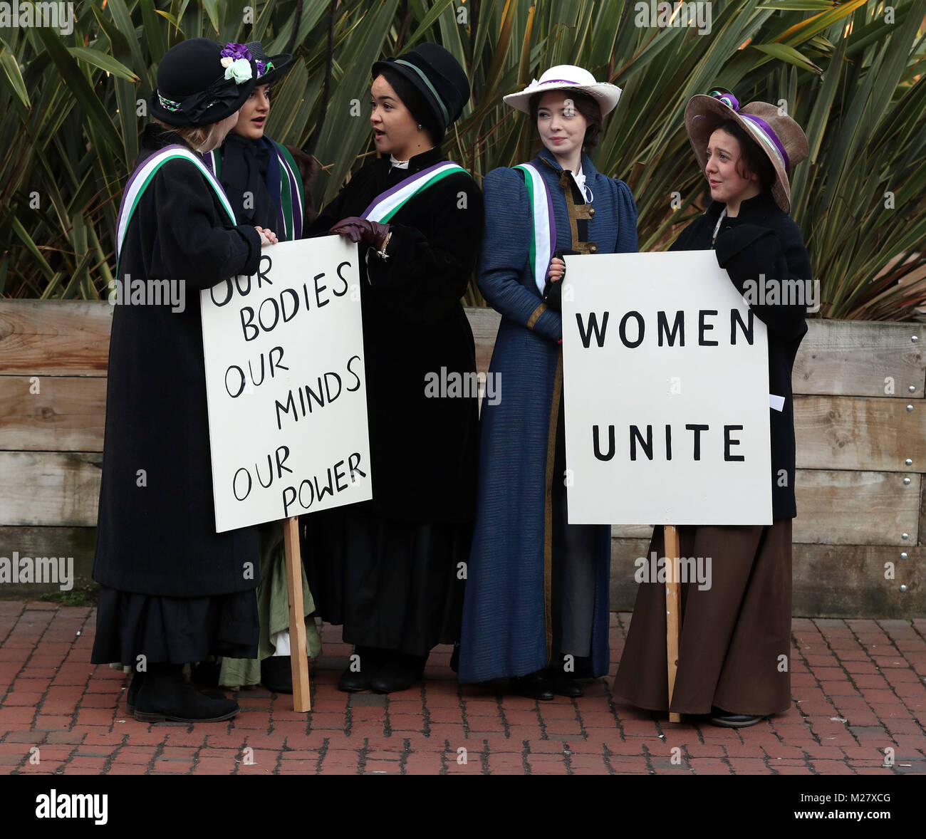 Mark 100th anniversary representation people act hi-res stock ...